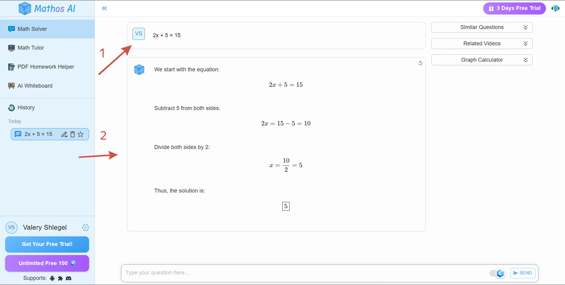 Mathos AI: математический репетитор и решатель задач с искусственным ...